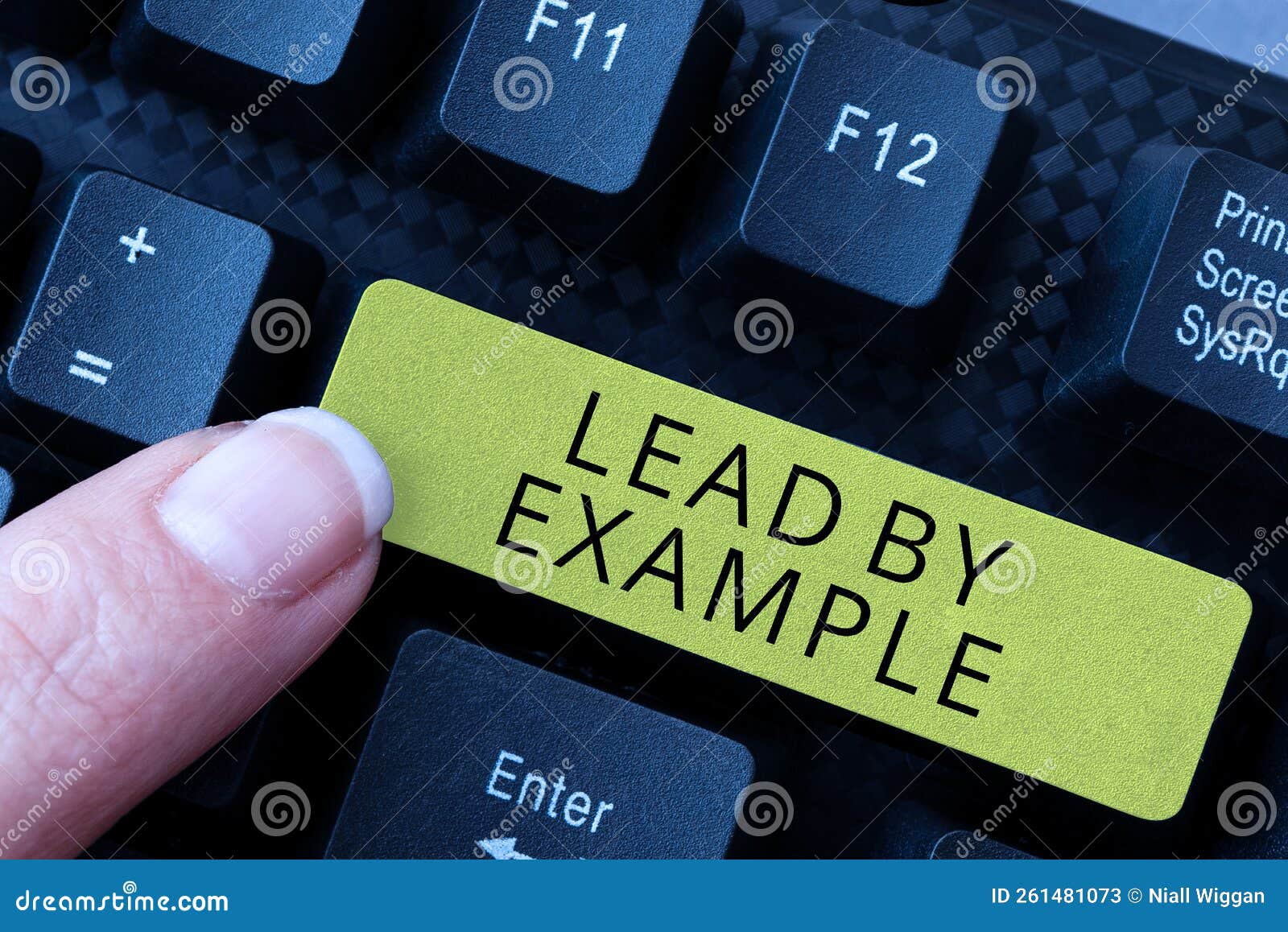 Conceptual Display Lead by Example. Conceptual Photo Be a Mentor Leader ...