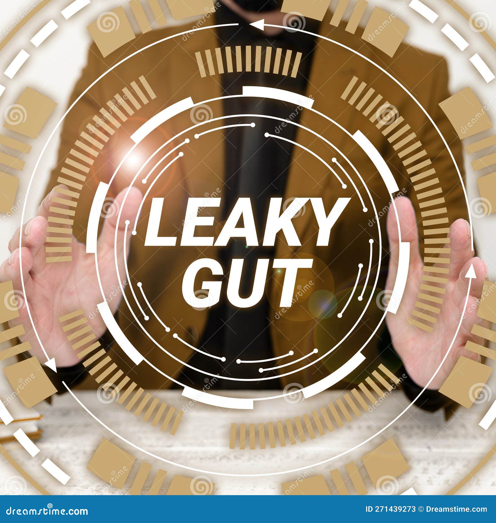 Conceptual Display Leaky Gut. Word Written on a Condition in Which the ... Conceptual Display Leaky Gut. Word Written on a Condition in Which the ...
