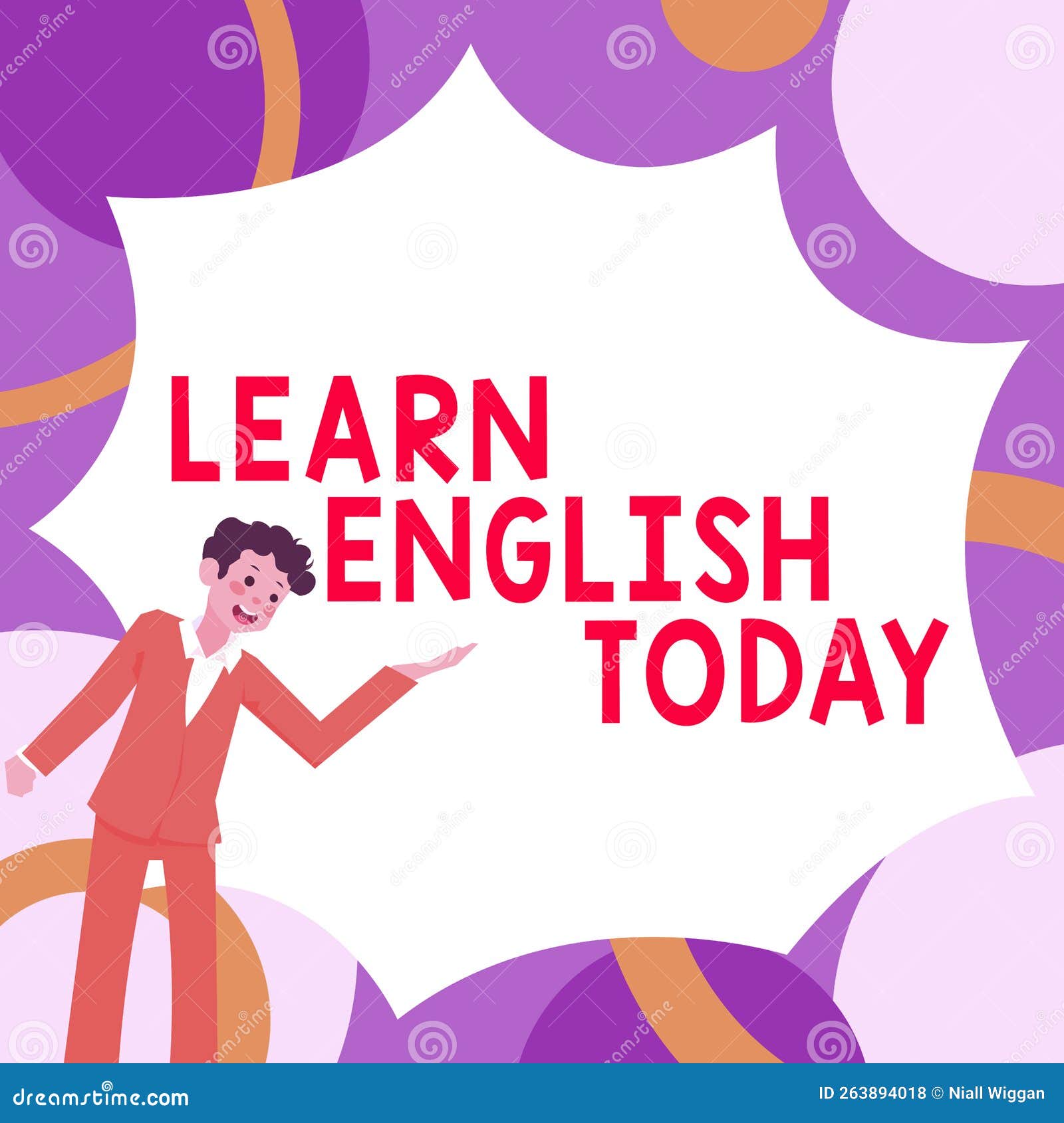 Conceptual Display Learn English Today. Word Written on Gain or Acquire ...