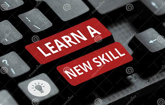 Conceptual Display Learn a New Skill. Business Idea Acquisition ...