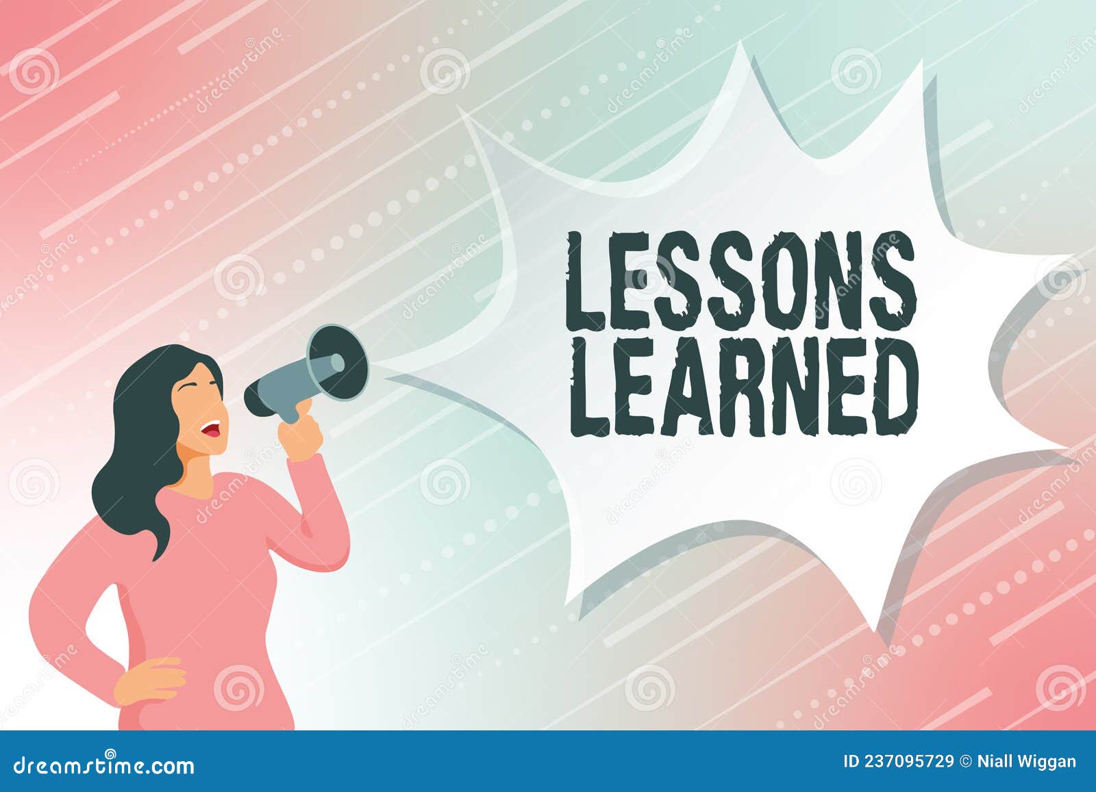 Text Sign Showing Lessons Learned. Business Concept Information ...