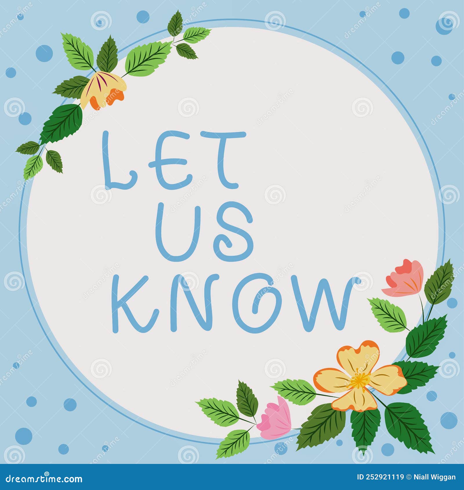 Text Sign Showing Let Us Know. Internet Concept Inform about a ...