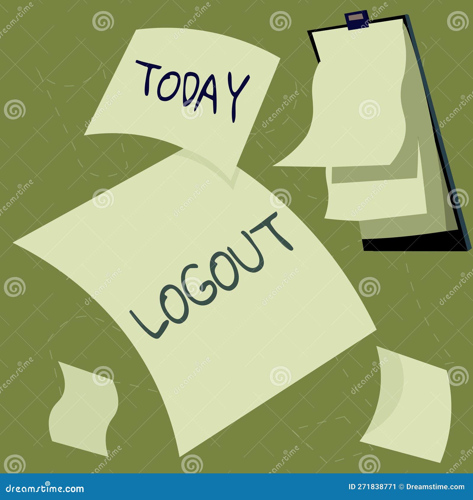 Conceptual Display Logout. Business Approach Go through Procedures To Conclude Use of Computer ...