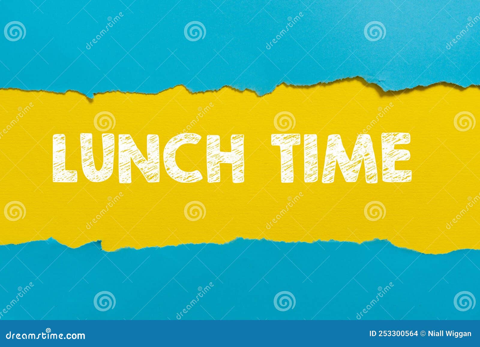 Conceptual Display Lunch Time. Word for Meal in the Middle of the Day ...