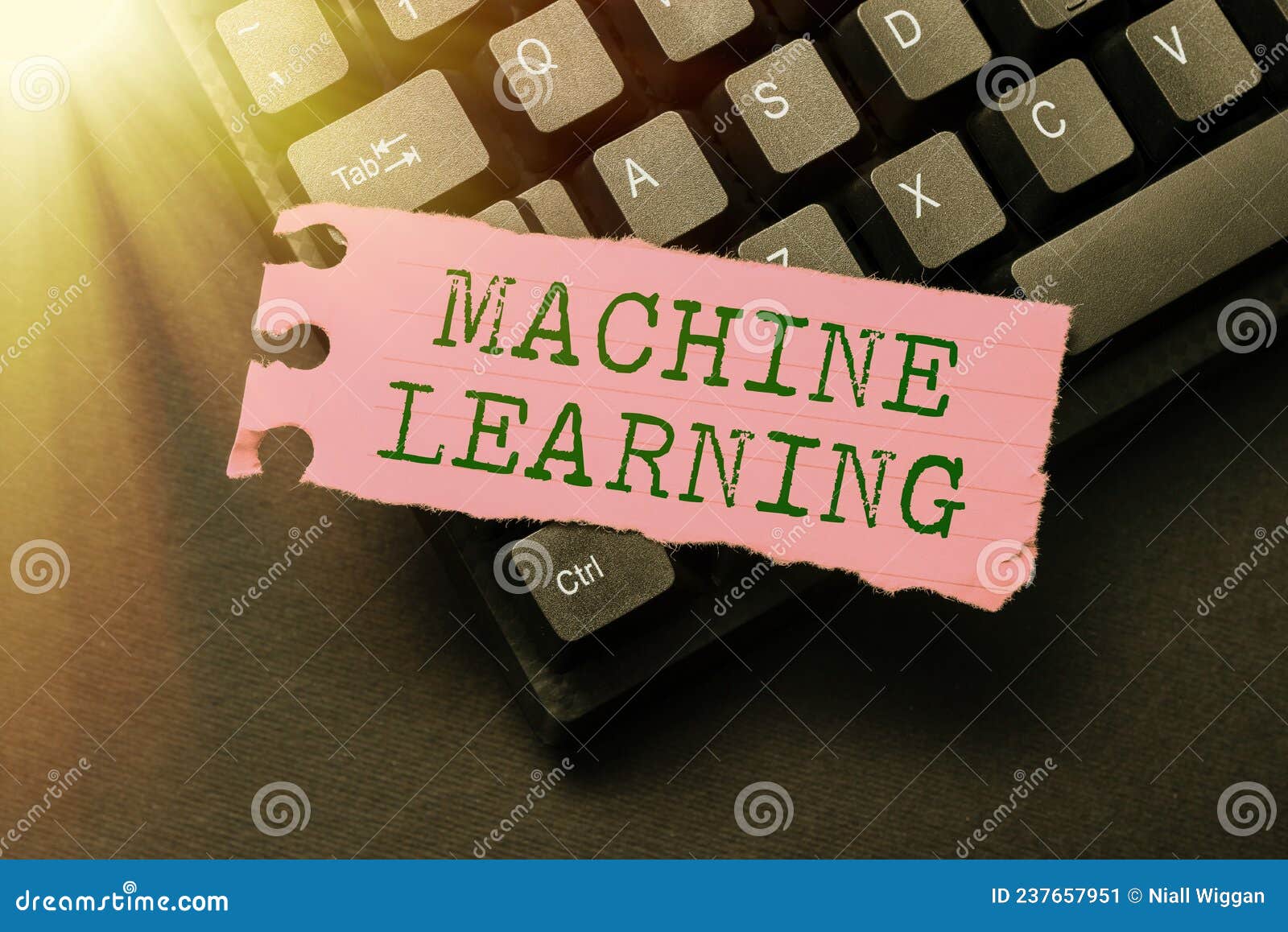 Conceptual Display Machine Learning. Business Concept the Concept that ...