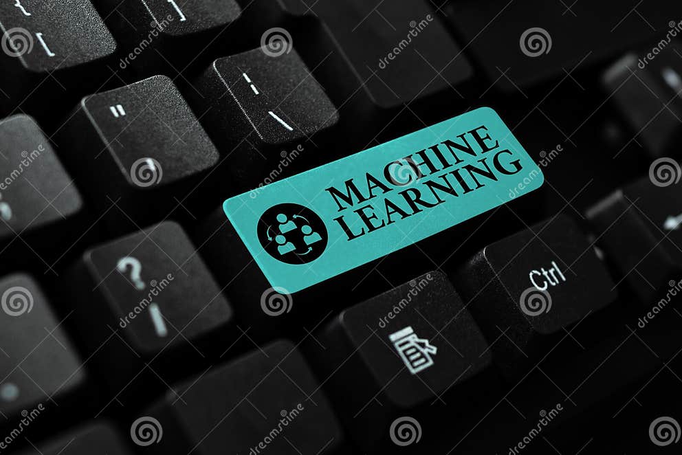 Conceptual Display Machine Learning. Business Concept the Concept that ...