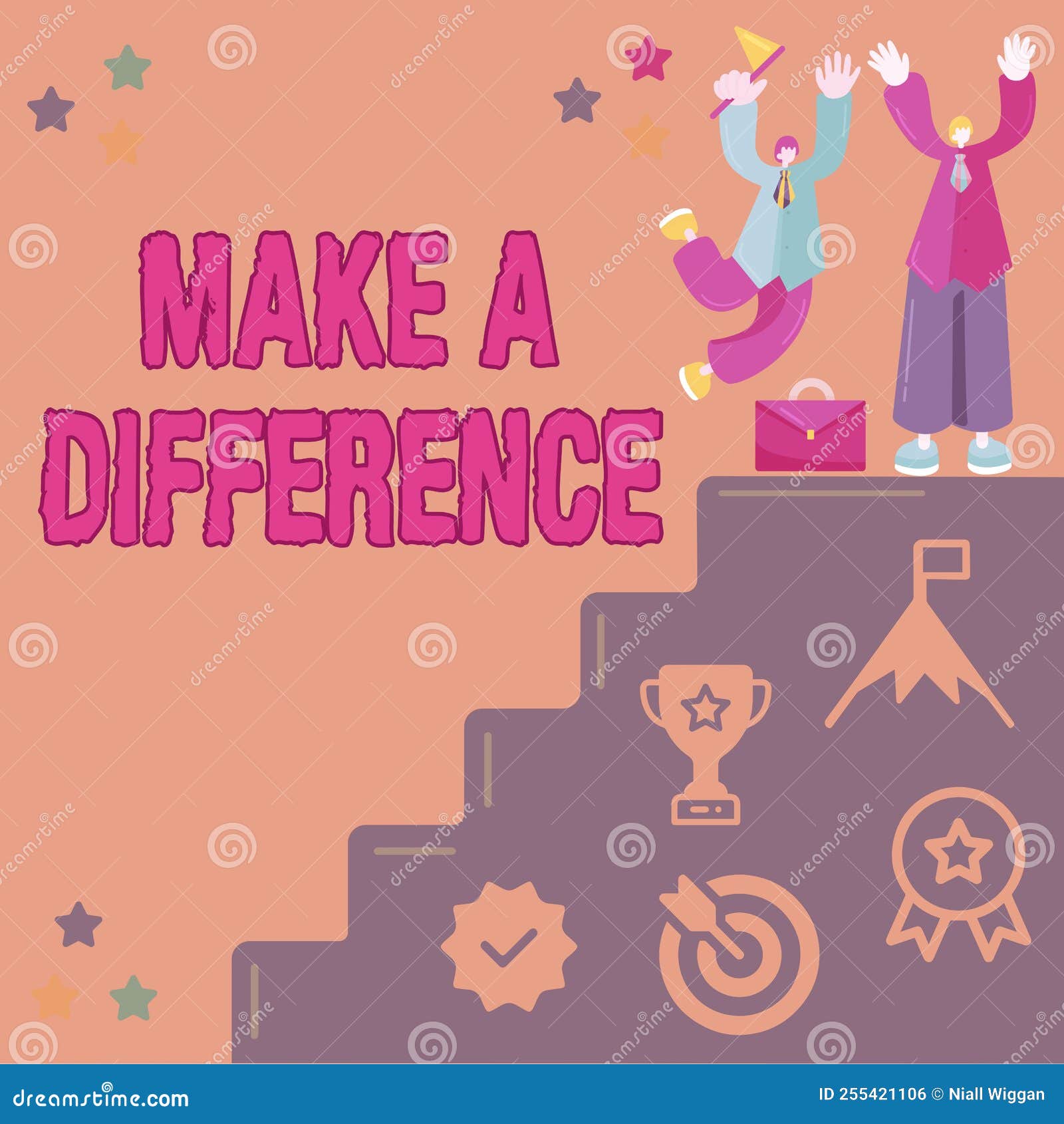 Conceptual Display Make a DifferenceMark an Effect on a Person or ...