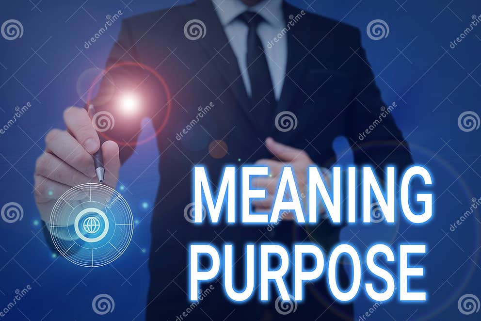 Text Showing Inspiration Meaning Purpose. Concept Meaning the Reason ...