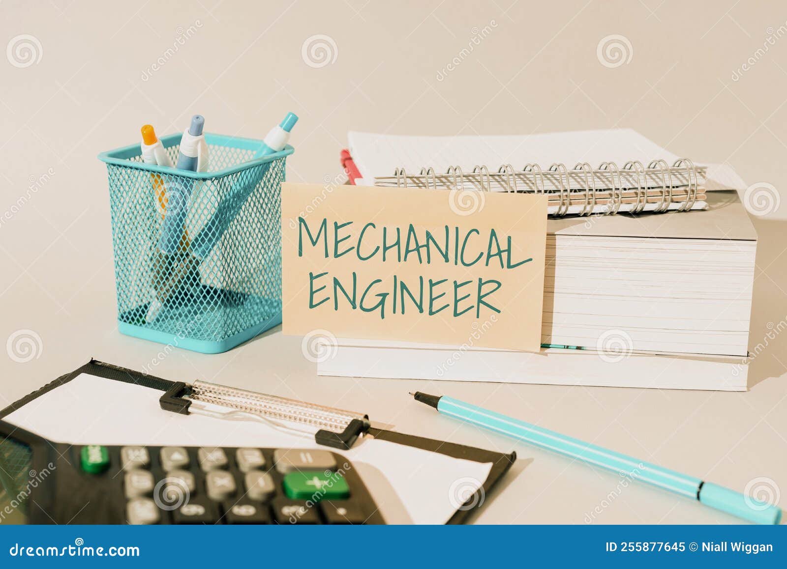 Conceptual Display Mechanical Engineer. Business Approach Applied ...