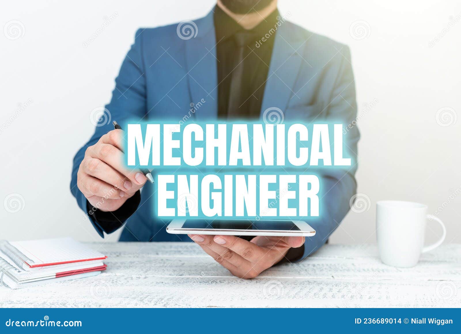 Text Showing Inspiration Mechanical Engineer. Business Showcase Applied ...