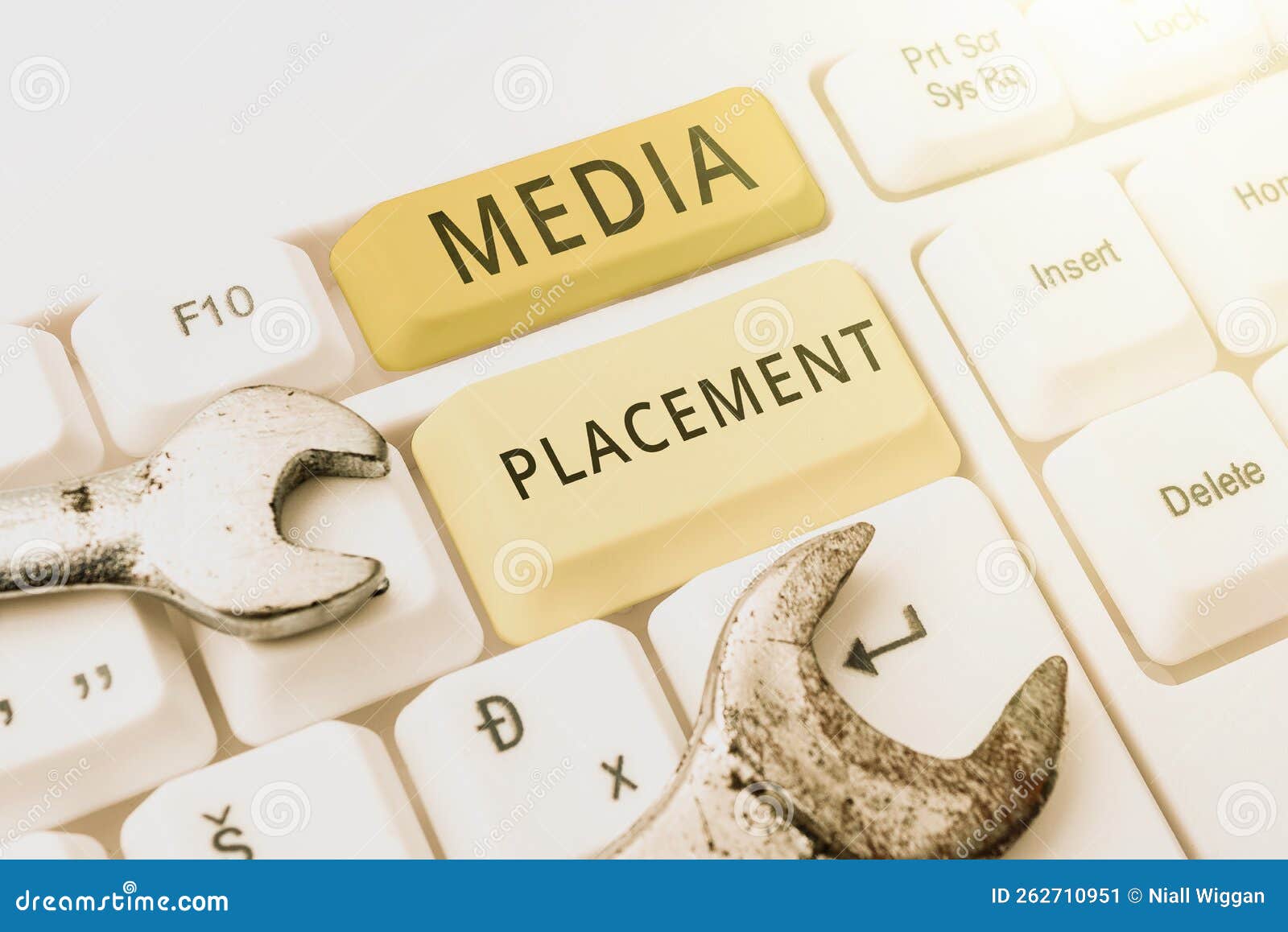 Conceptual Display Media Placement. Internet Concept the Method of ...