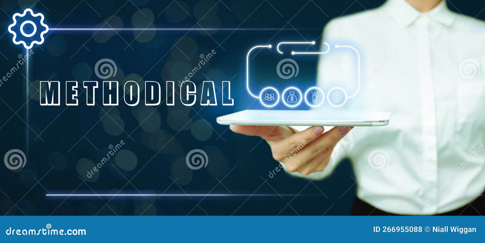 Conceptual Display Methodical. Business Approach System of Methods Used ...