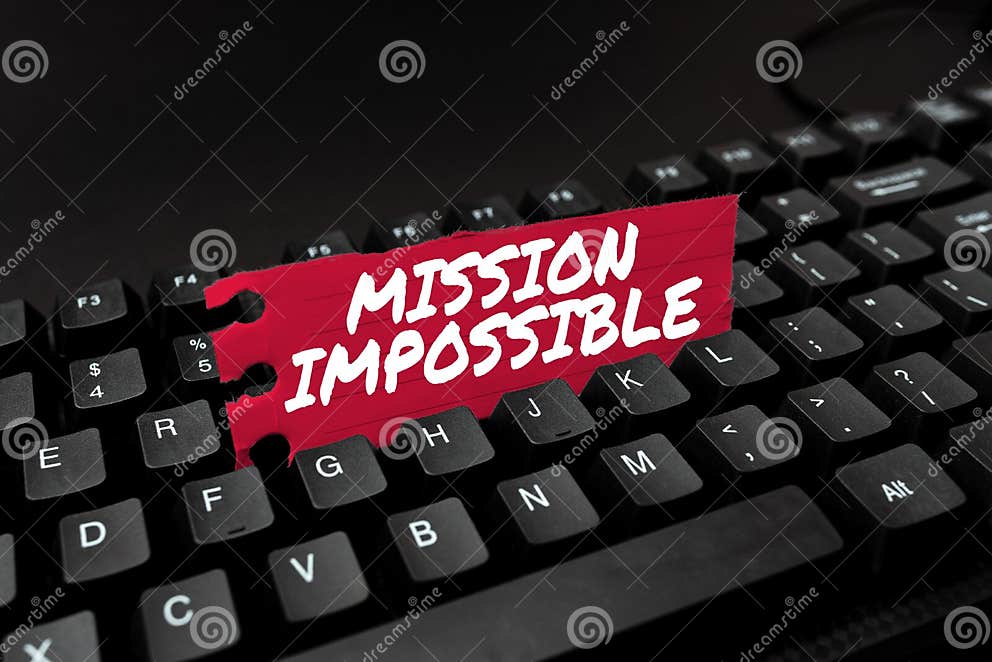 Conceptual Display Mission Impossible. Internet Concept Difficult ...