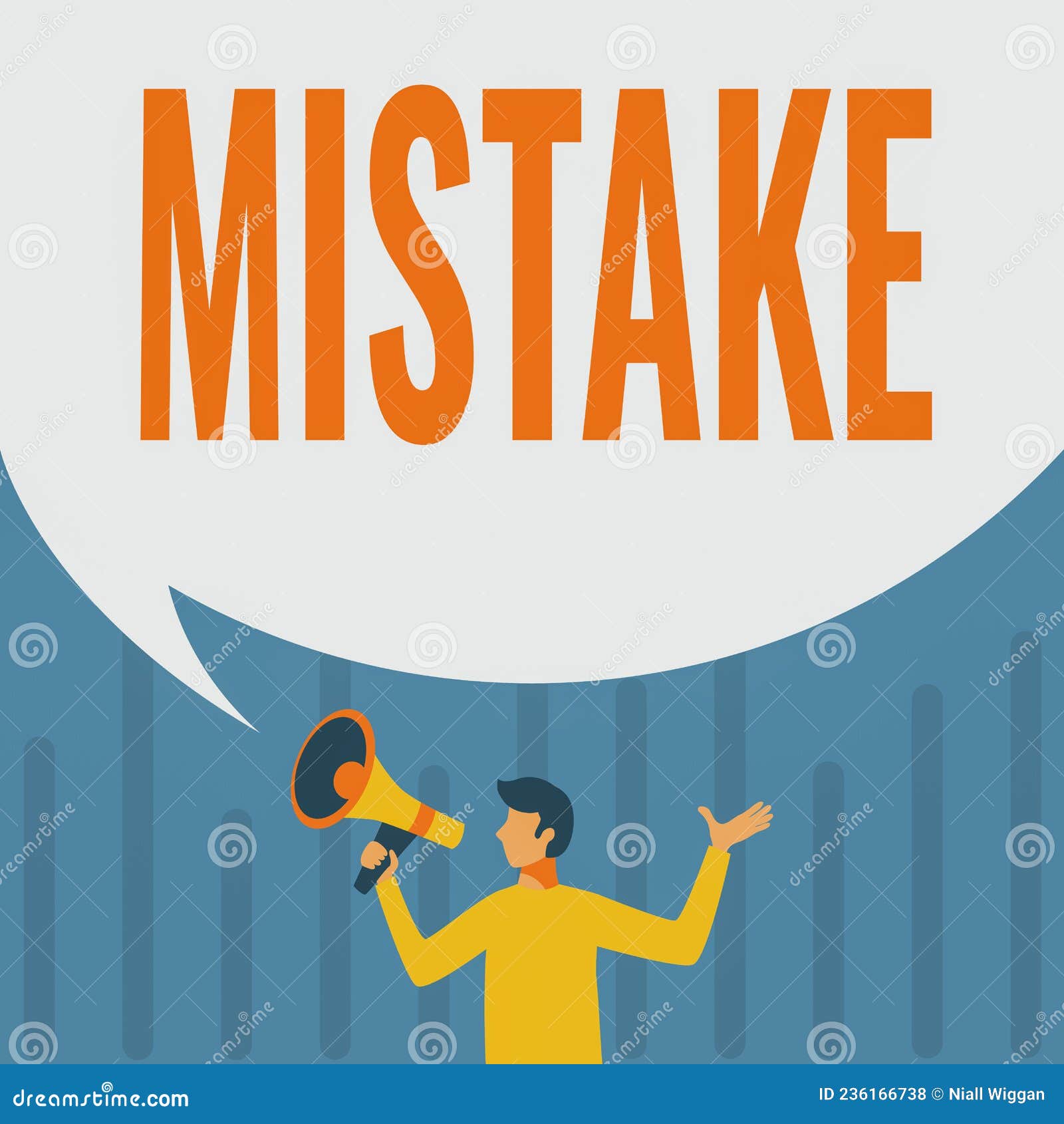 Conceptual Display Mistake. Business Approach Something Not Correct ...