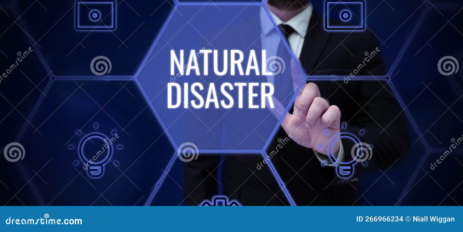 Conceptual Display Natural Disaster. Word Written on Occurring in the ...