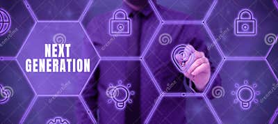 Conceptual Display Next Generation. Business Idea Product that Has Been ...