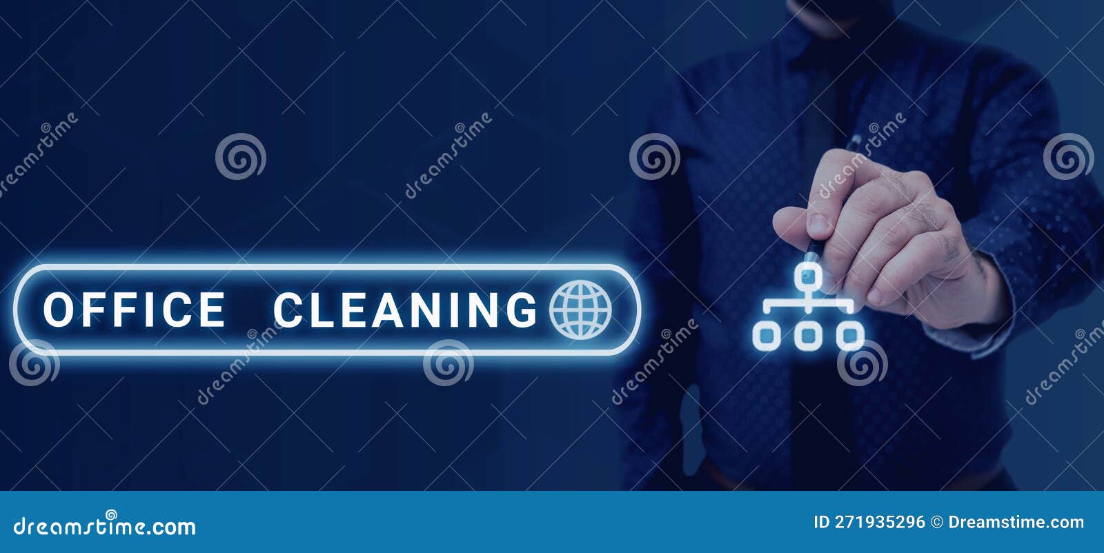 Conceptual Display Office Cleaning. Word for the Action or Process of ...