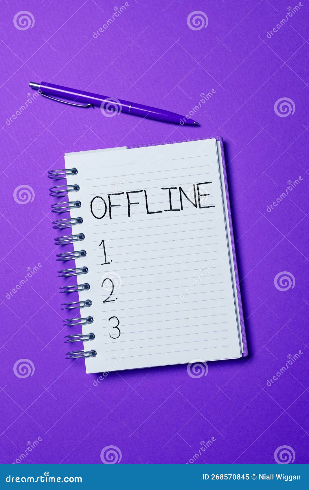 Conceptual Display Offline. Internet Concept Not Having Directly ...