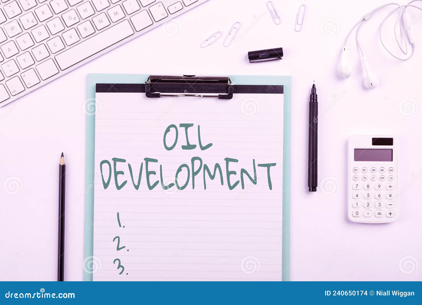 Conceptual Display Oil Development. Business Concept Act or Process of ...