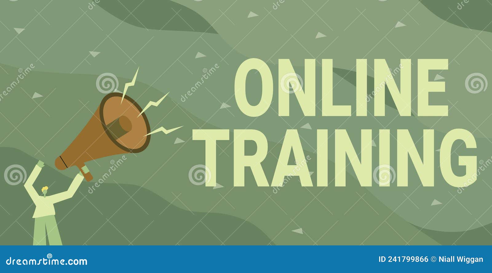 Conceptual Display Online Training. Business Concept Computer Based ...