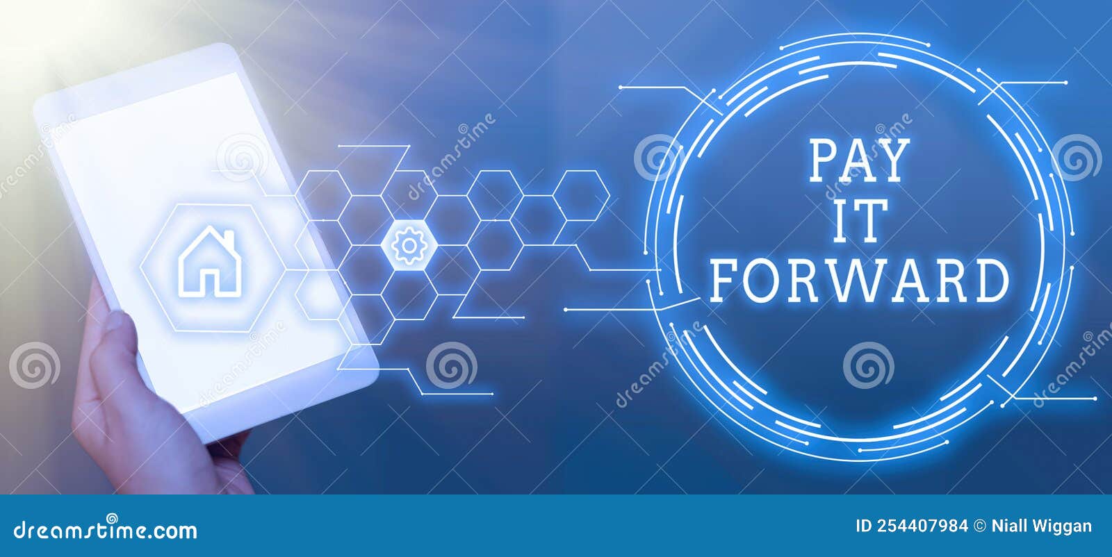 Inspiration Showing Sign Pay it Forward. Business Idea Do the Payment a ...