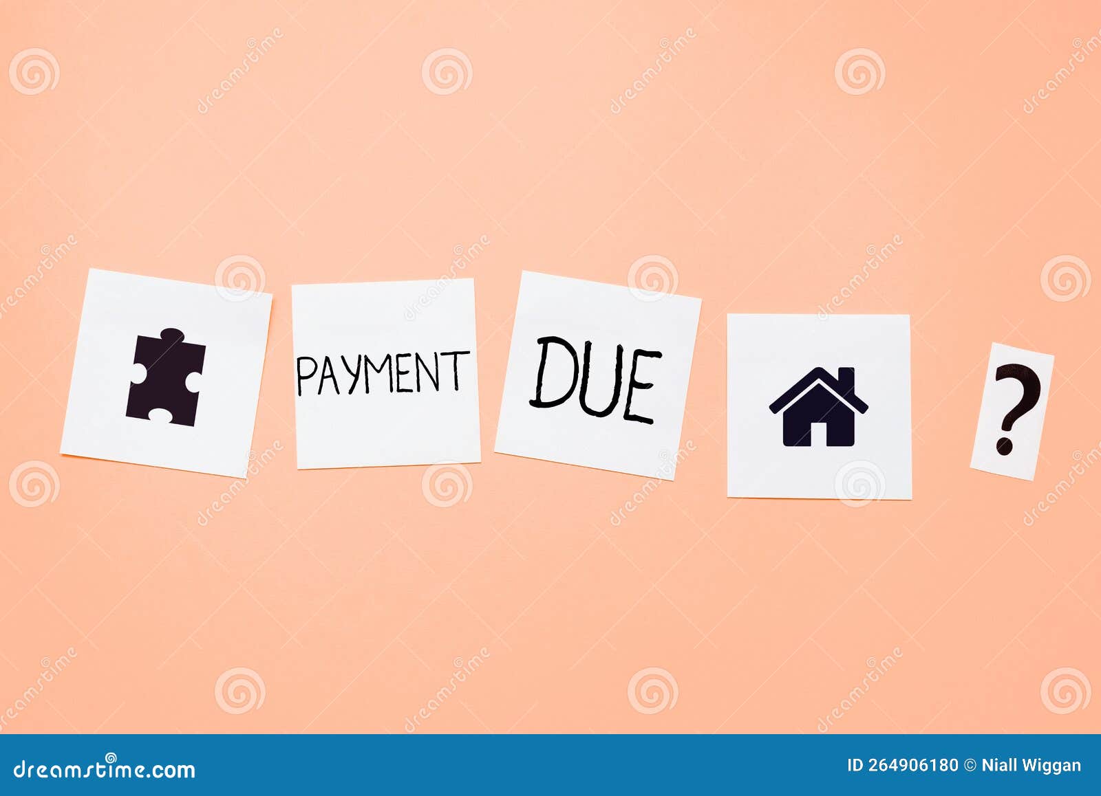 Conceptual Display Payment Due. Word for the Date when Payment Should ...