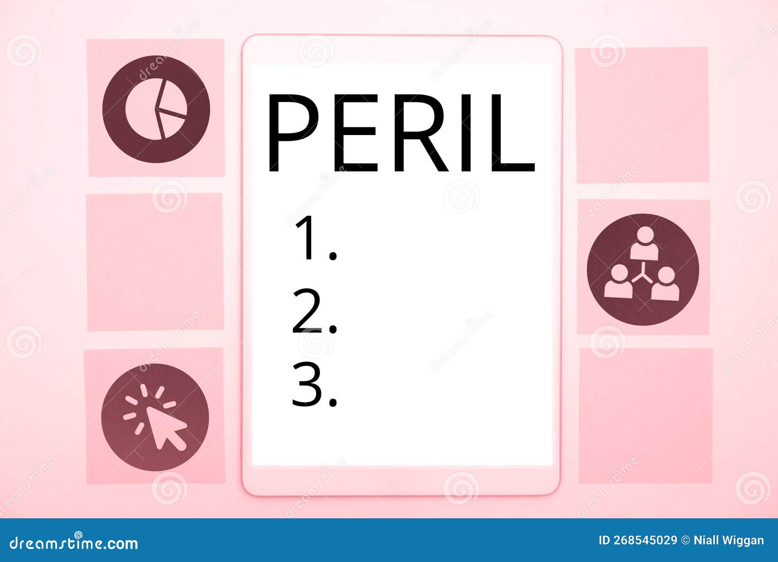 Conceptual Display Peril. Word for Indicates Something Extremely ...