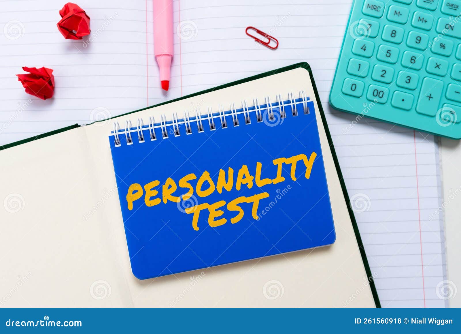 Conceptual Display Personality Test. Business Idea a Method of ...