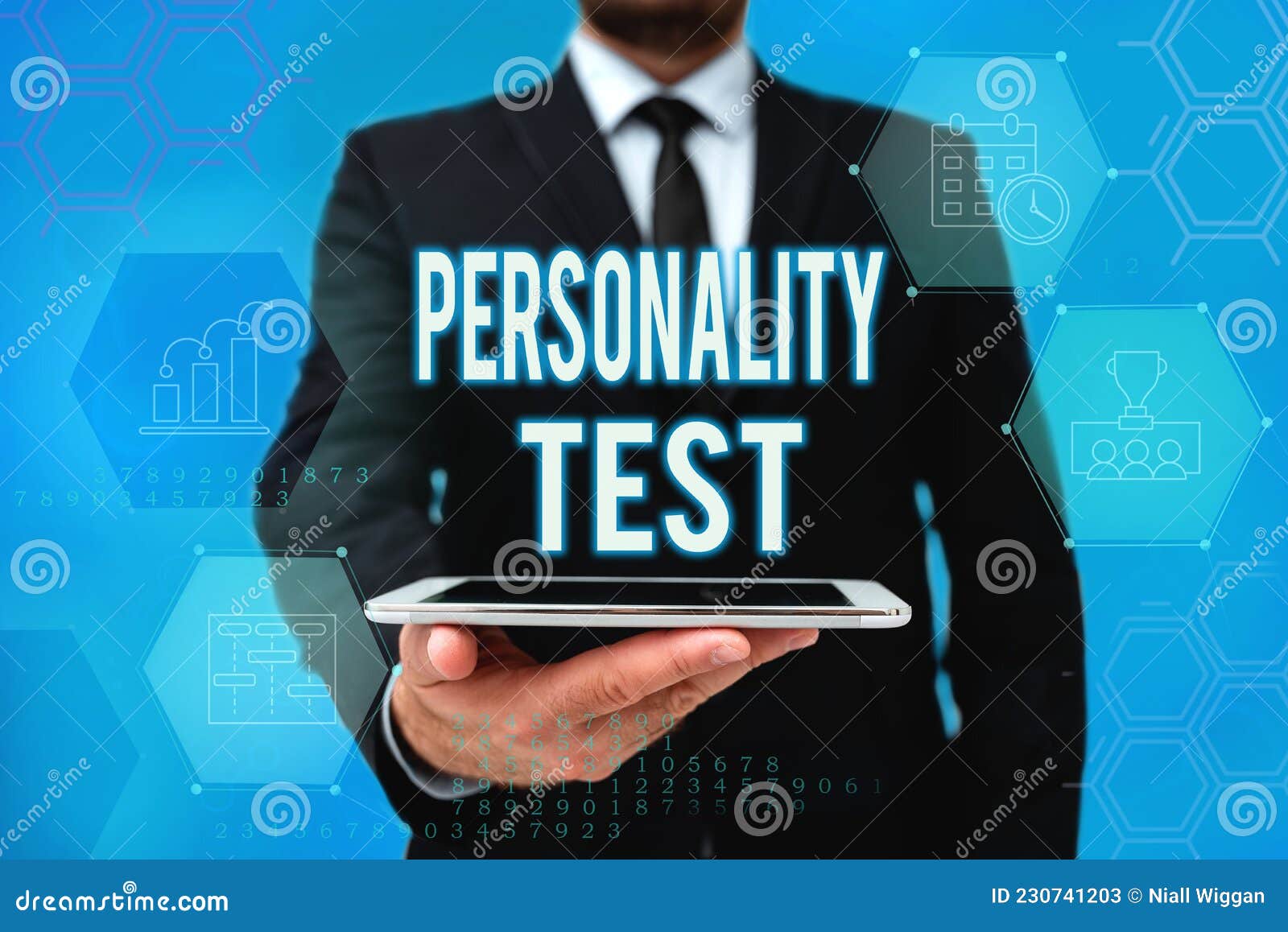 Text Sign Showing Personality Test. Concept Meaning a Method of ...