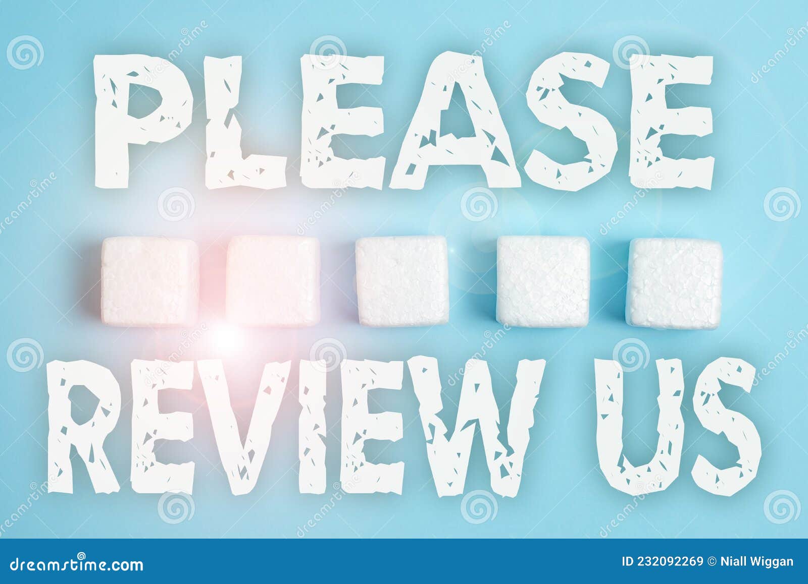 Conceptual Display Please Review Us. Word Written on Situation or ...