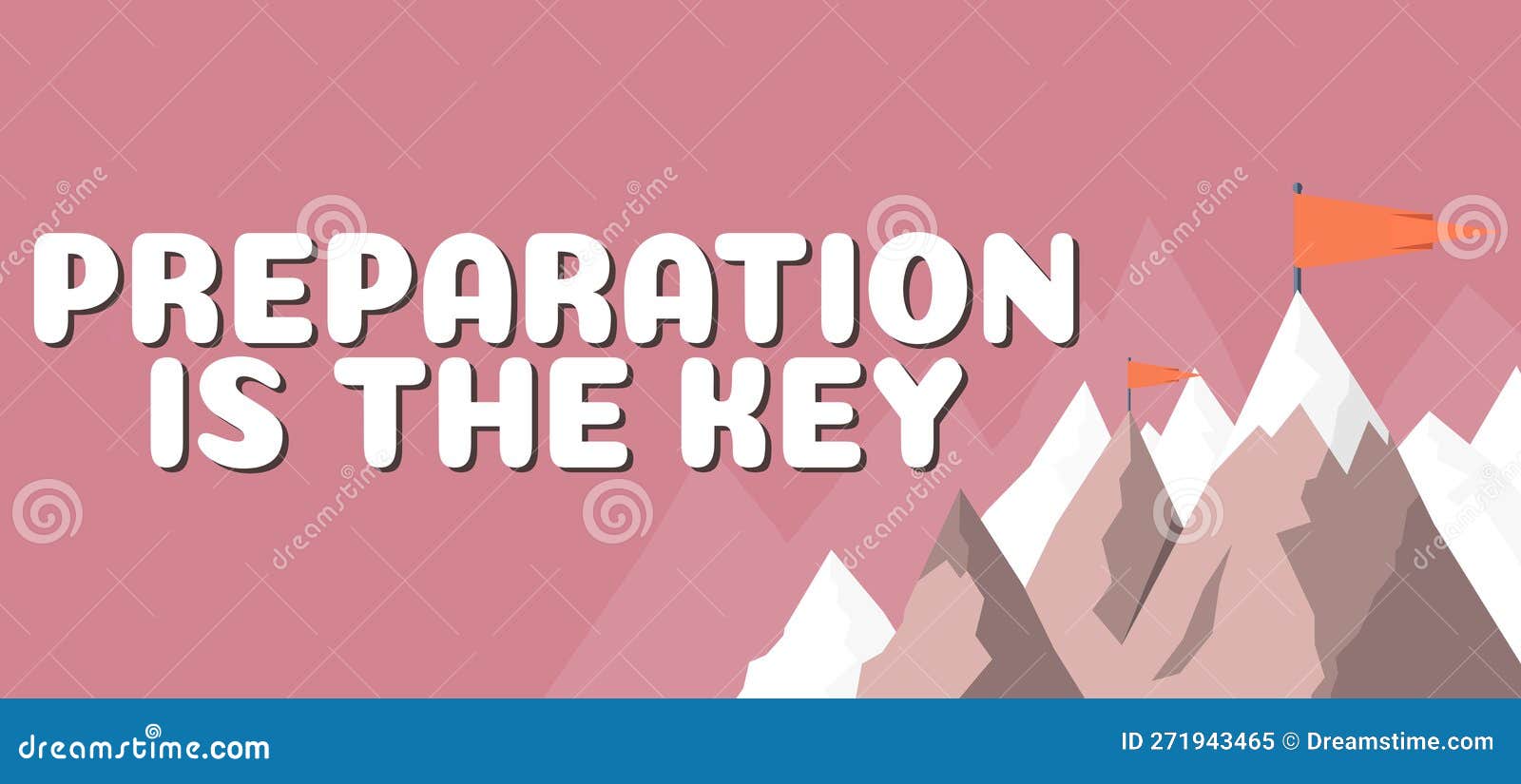 Conceptual Display Preparation is the Key. Business Showcase Action of ...