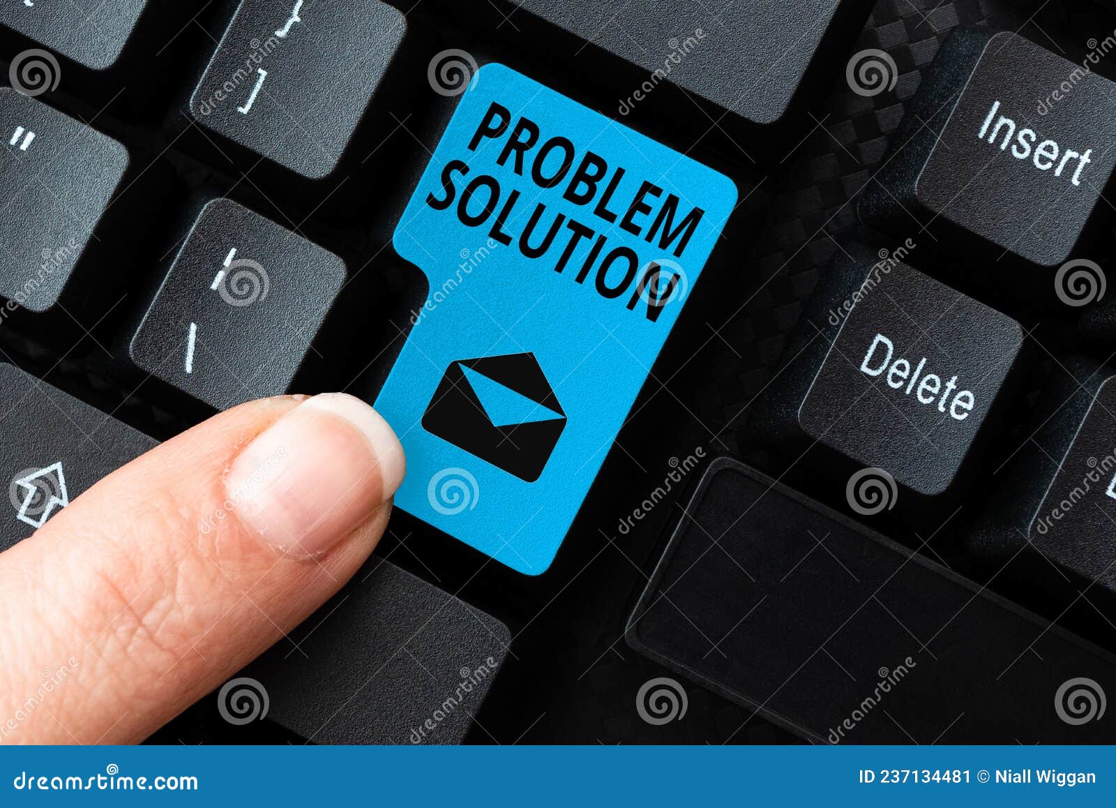 Text Sign Showing Problem Solution. Word Written on Solving Consists of Using Generic Methods in ...