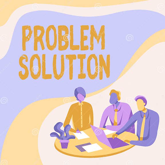 Text Showing Inspiration Problem Solution. Conceptual Photo Solving Consists of Using Generic ...