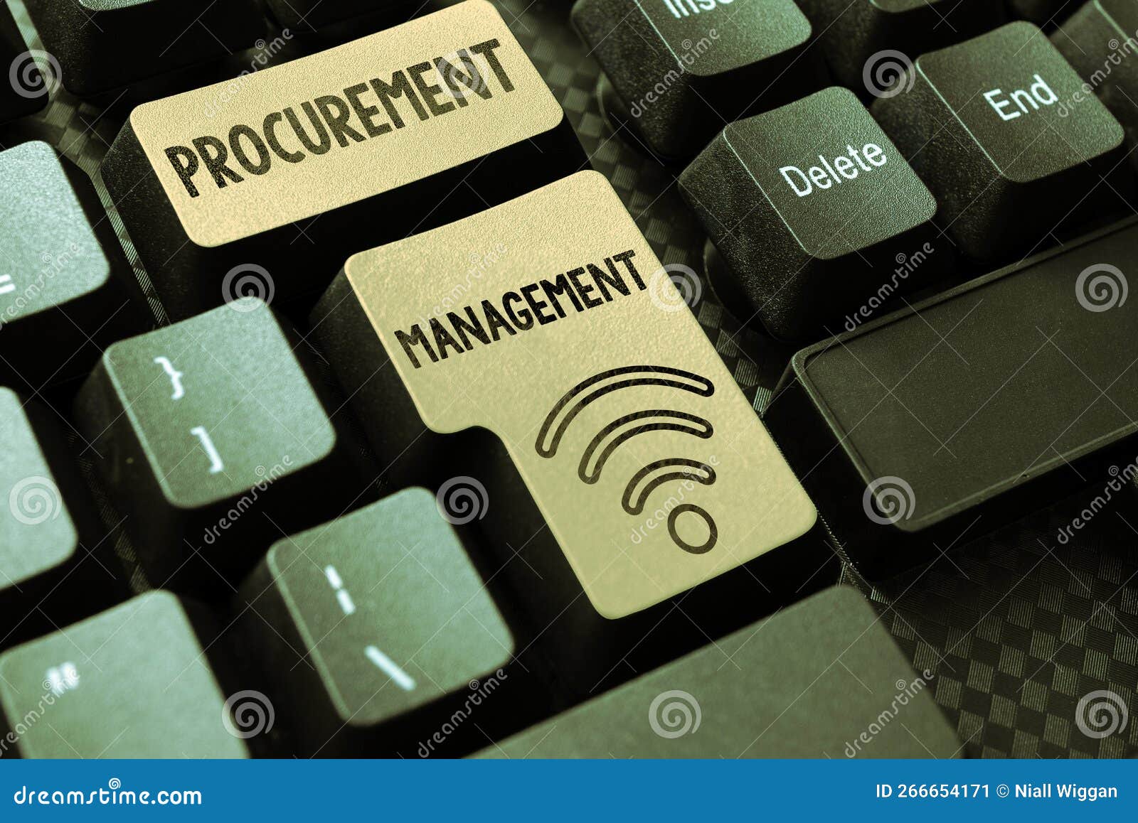 Conceptual Display Procurement Management. Concept Meaning Buying Goods ...