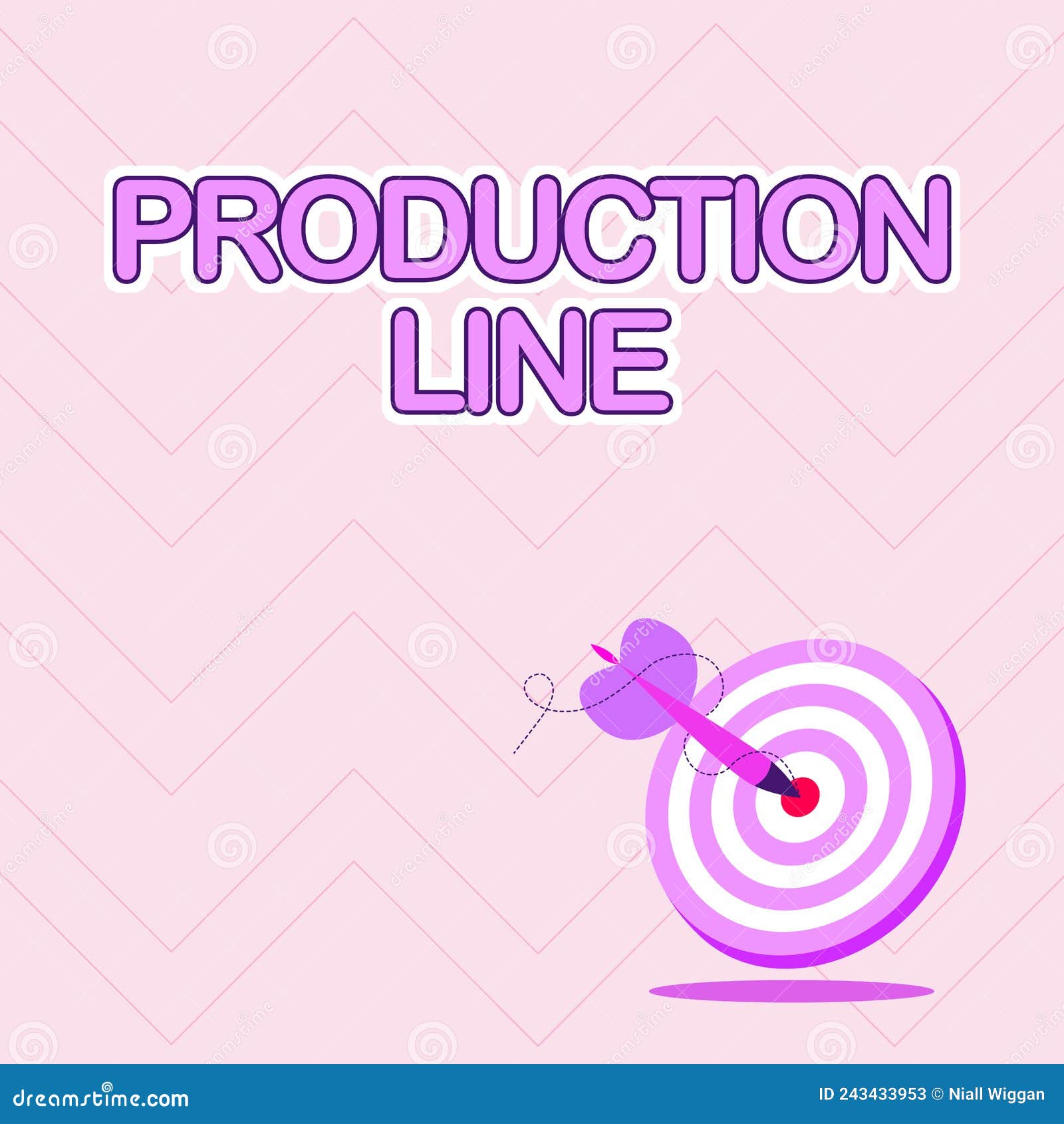 Conceptual Display Production Line. Business Showcase Set of Sequential ...