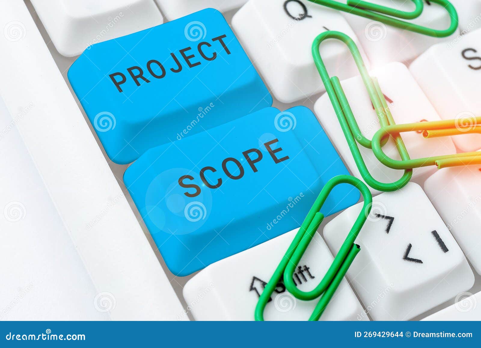 Conceptual Display Project Scope. Word Written on Evaluation of Work ...