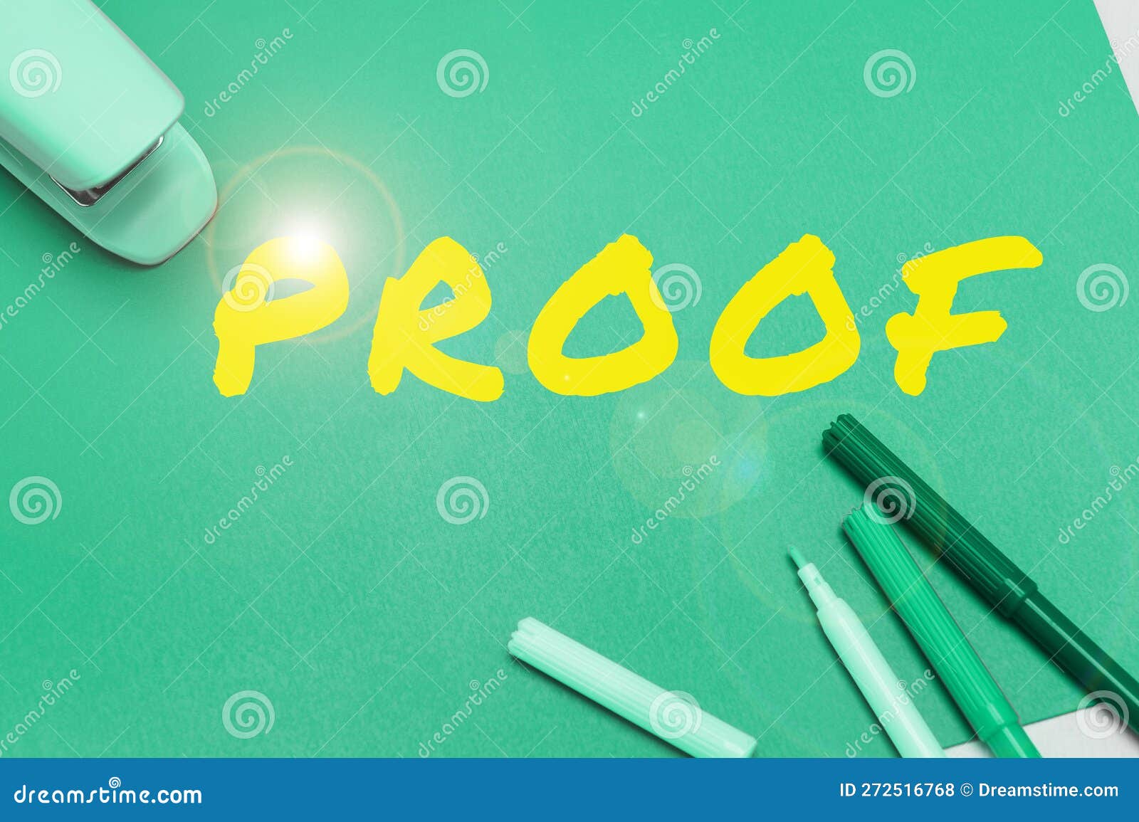 Conceptual Display Proof. Word Written on Evidence or Argument ...