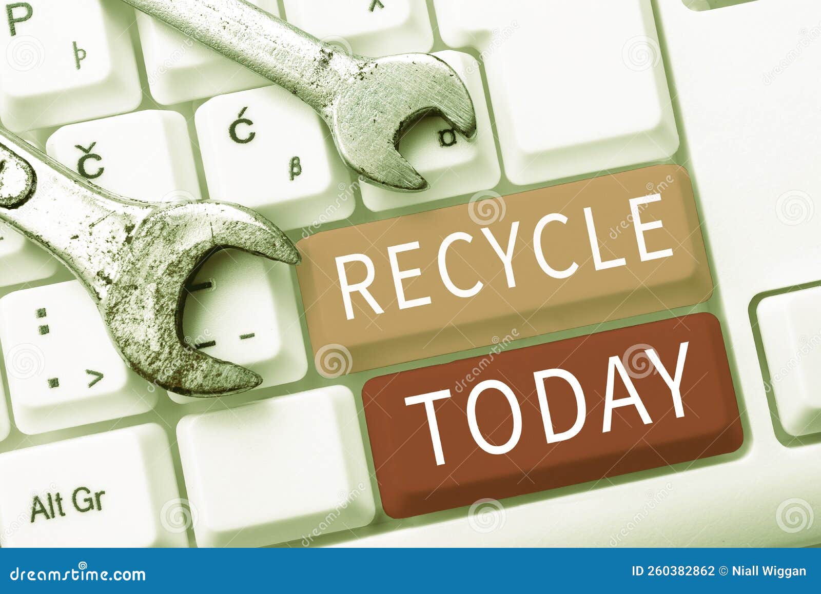 Hand Writing Sign Recycle. Business Showcase Process of Converting ...