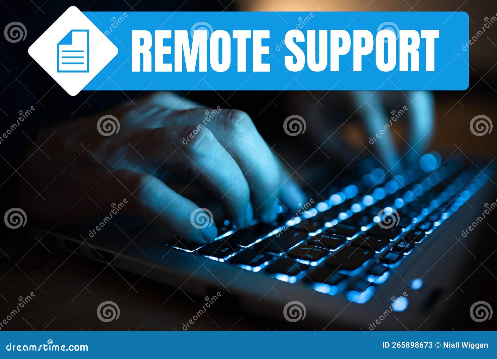 Conceptual Display Remote Support. Conceptual Photo Help End-users To ...
