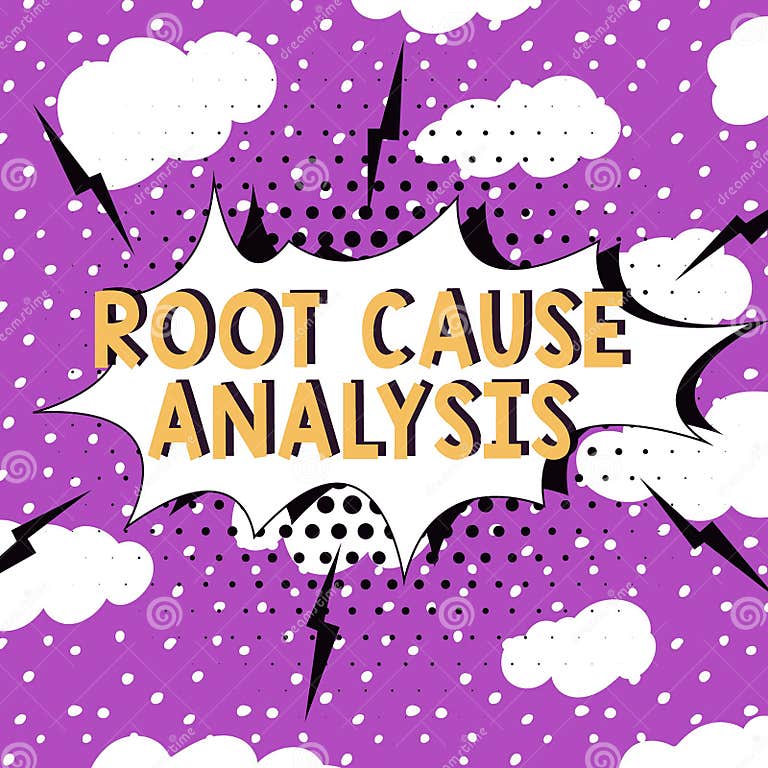 Conceptual Display Root Cause Analysis. Business Idea Method of Problem ...