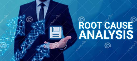 Conceptual Display Root Cause Analysis. Internet Concept Method of Problem Solving Identify ...
