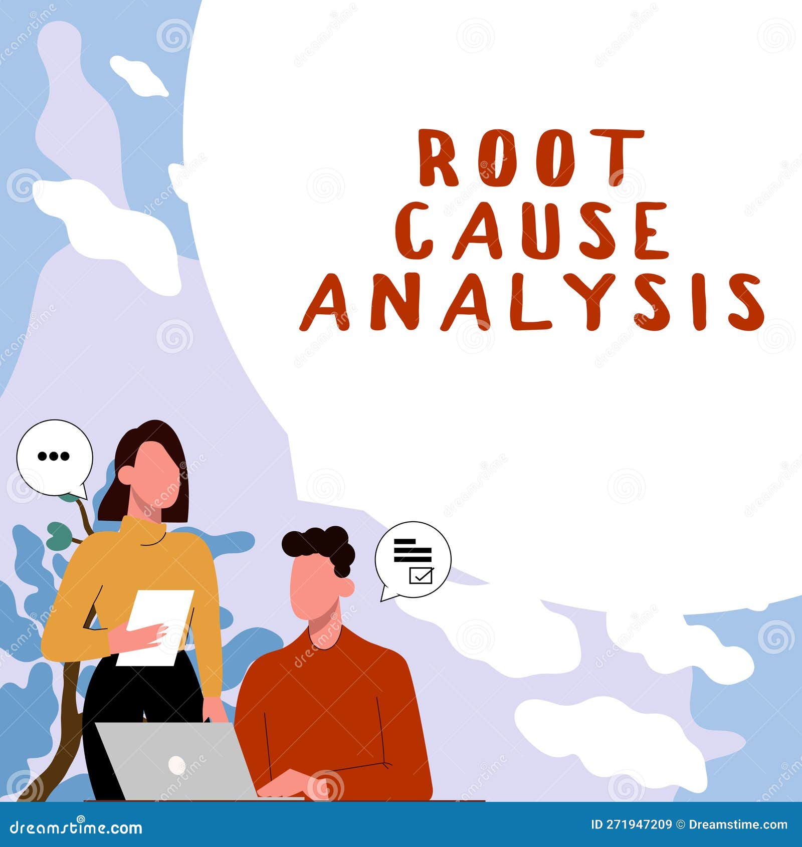 Conceptual Display Root Cause Analysis. Conceptual Photo Method of ...