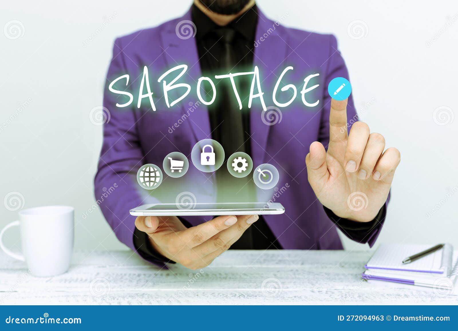 Conceptual Display Sabotage. Word for Destruction of an Employer S ... Conceptual Display Sabotage. Word for Destruction of an Employer S ...