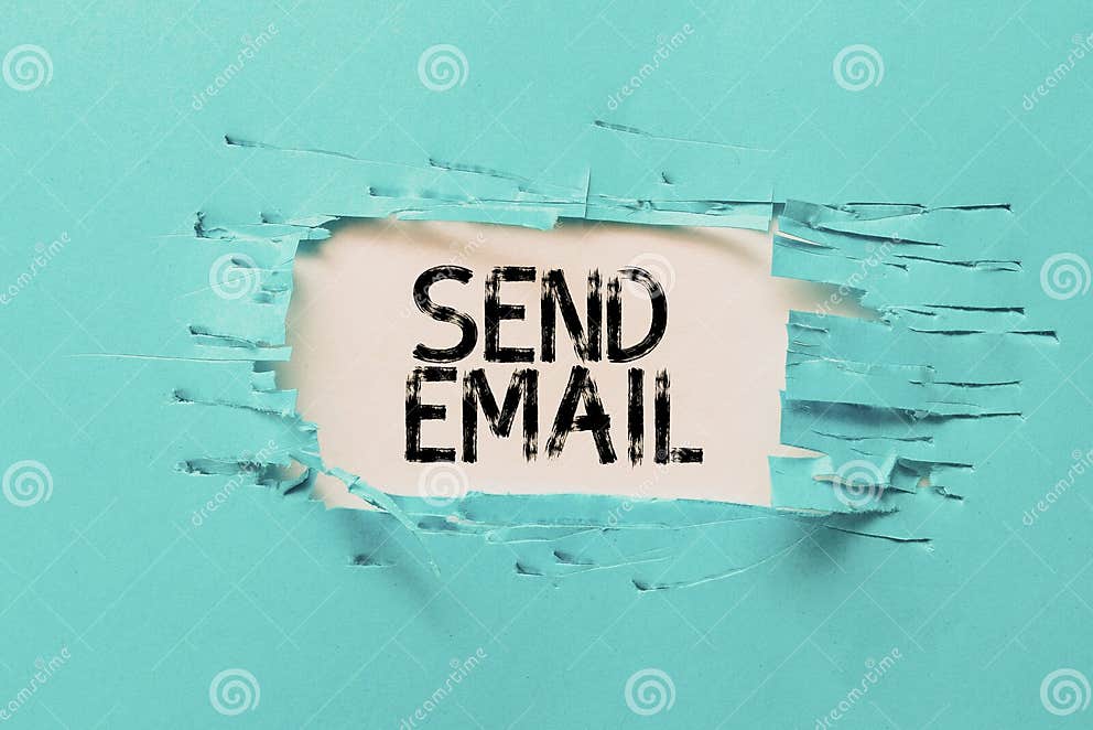Conceptual Display Send Email. Conceptual Photo the System for Using Computers To Send Messages ...