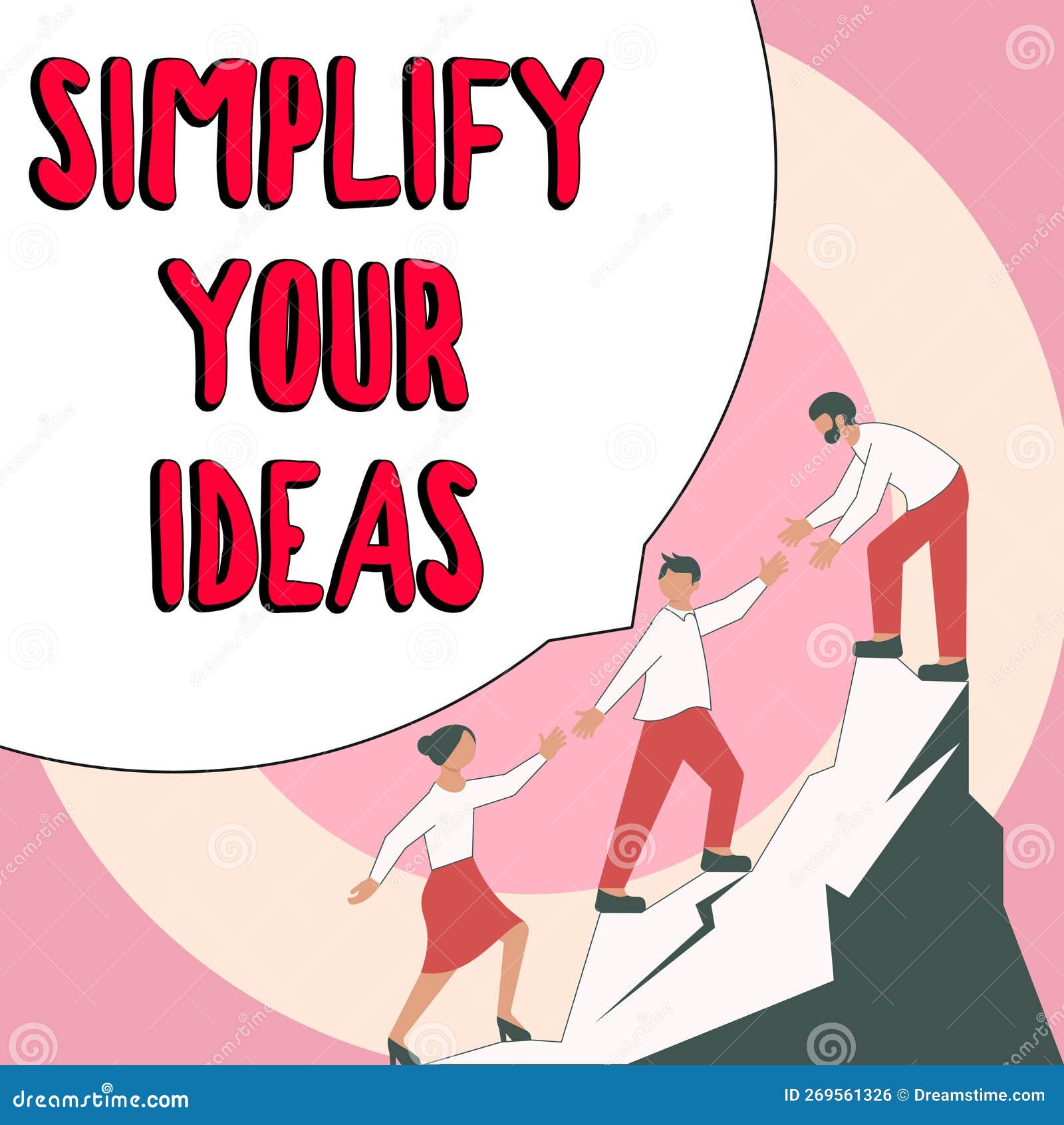 Conceptual Display Simplify Your Ideas. Internet Concept Make Simple or ...