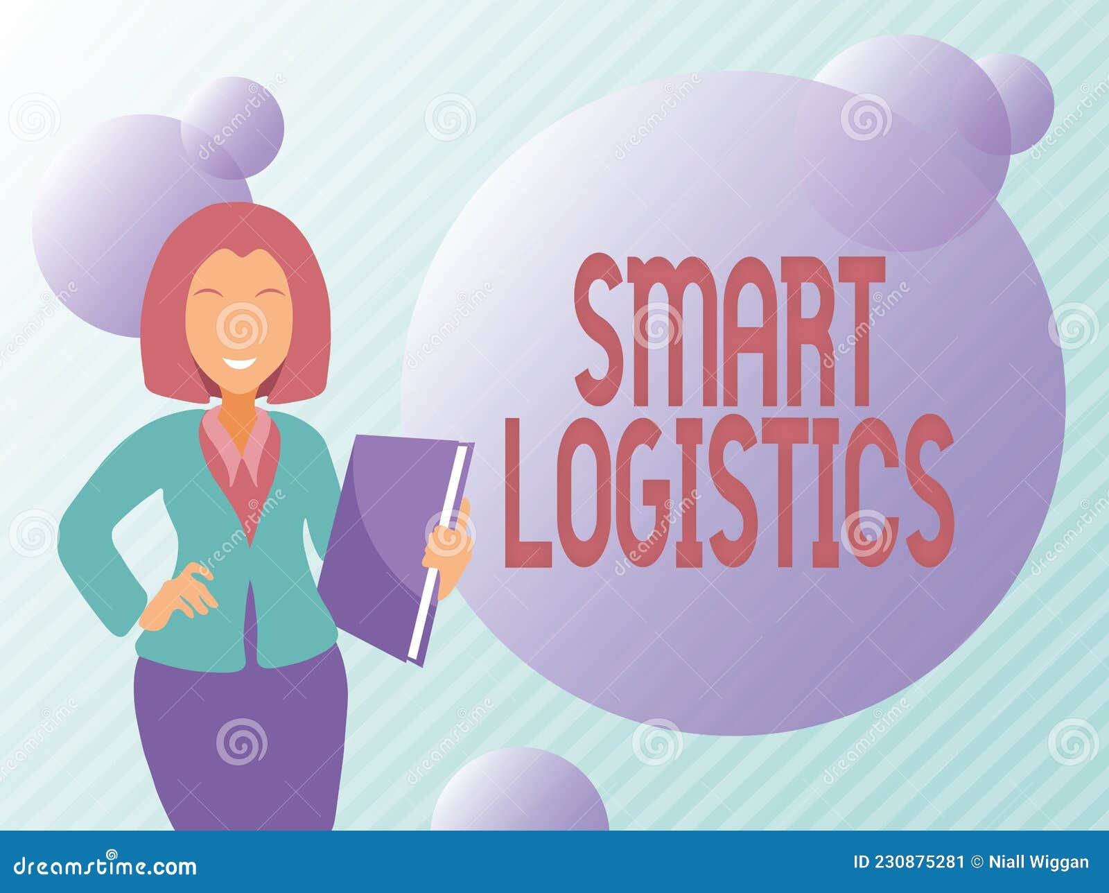 Inspiration Showing Sign Smart Logistics. Business Approach Integration ...
