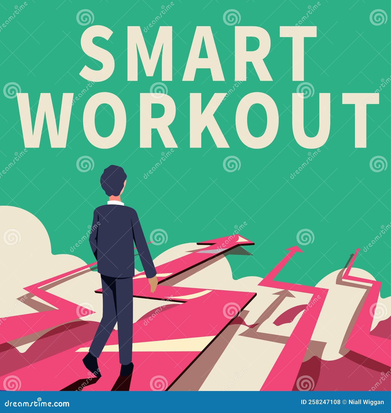 Conceptual Display Smart Workout. Business Idea Properlydesigned ...