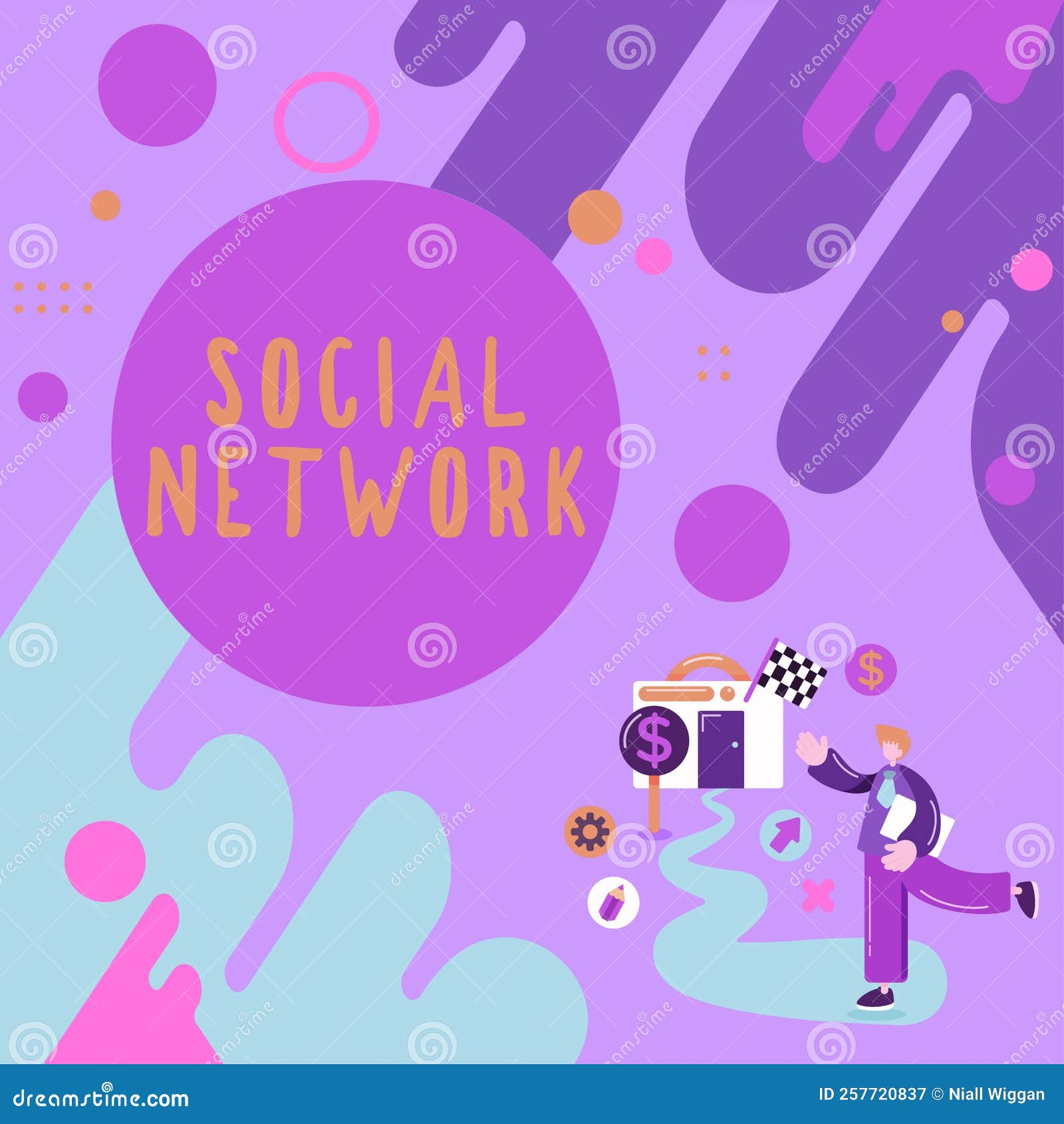 Conceptual Display Social Network. Business Overview a Framework of ...