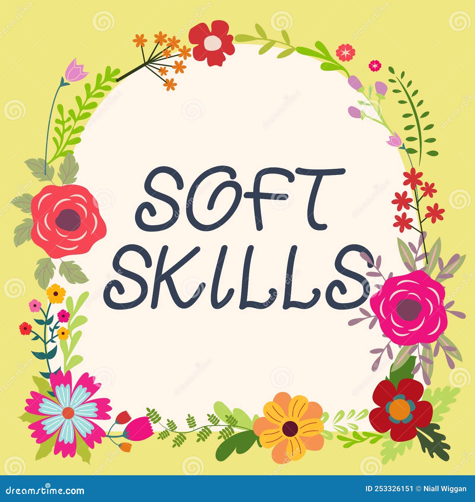 Conceptual Display Soft Skills. Internet Concept Personal Attribute ...