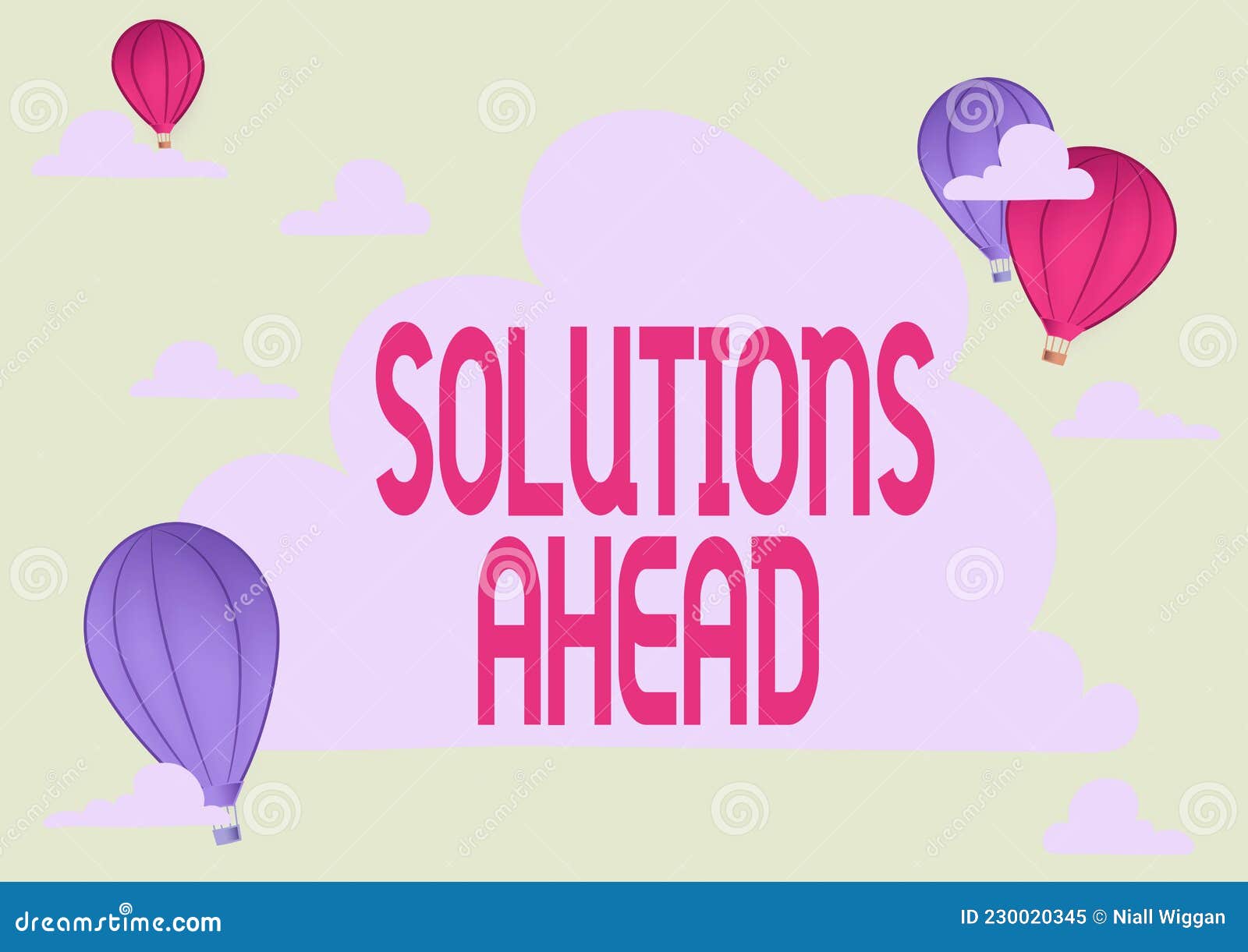 Conceptual Display Solutions Ahead. Business Overview in Advance Action ...